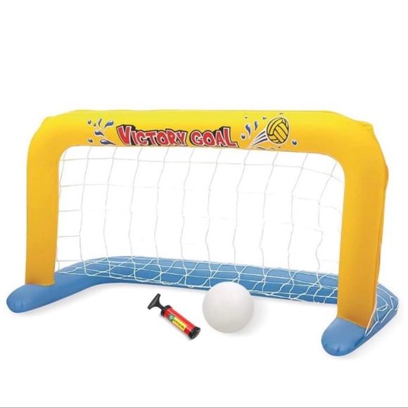 Toys | Floating Pool Water Handball Goal Net Inflatable Blow Up Ball ...